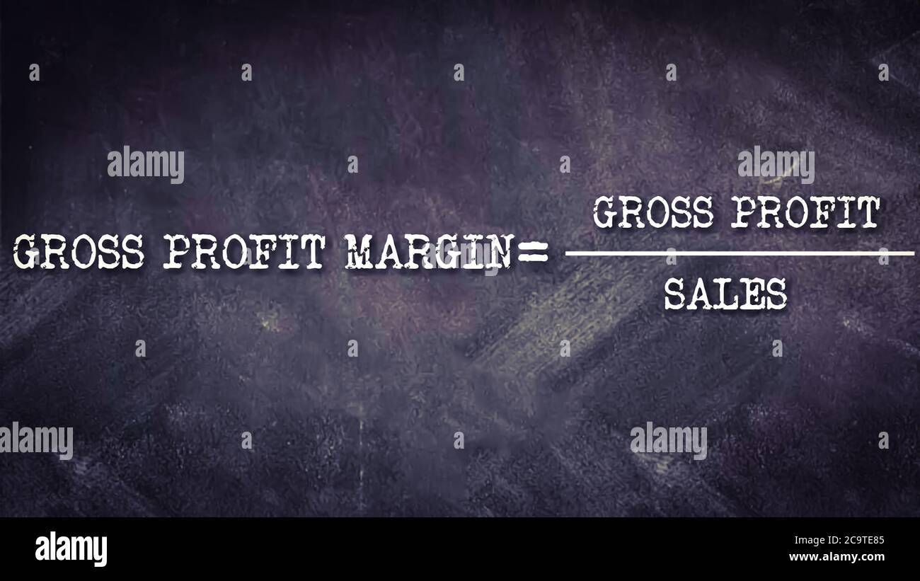 Gross profit margin equal to gross profit upon sales business equation ...