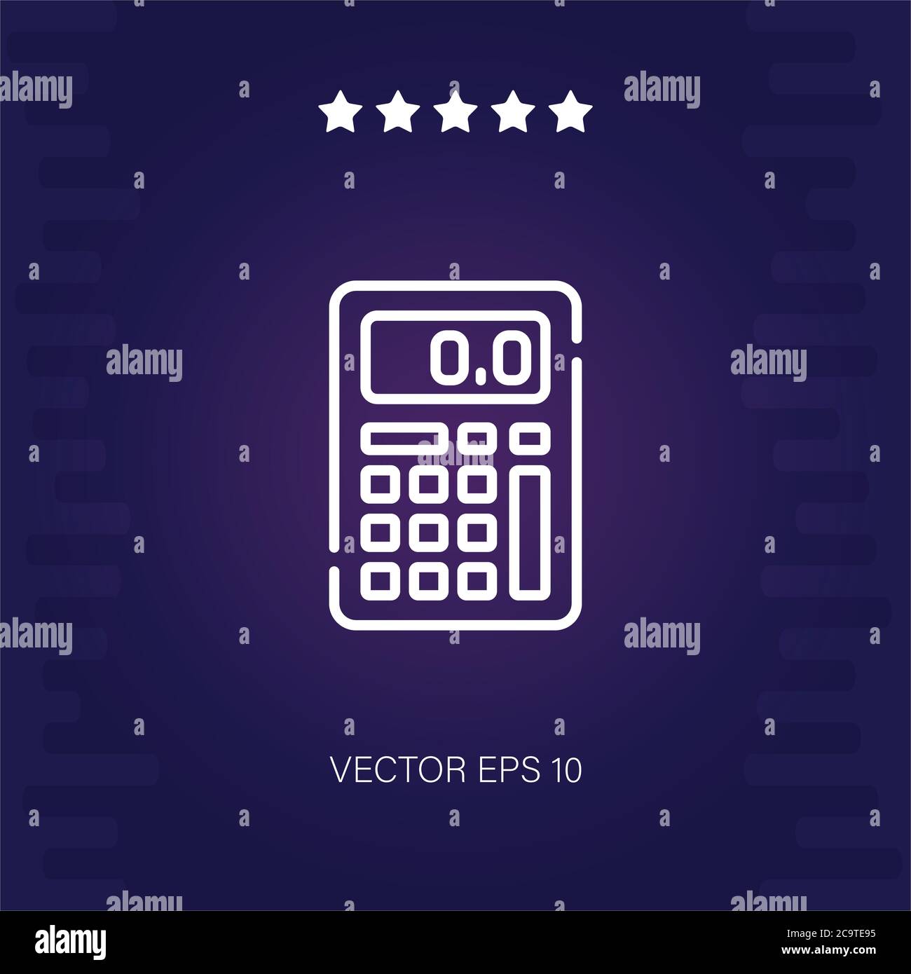calculator vector icon Stock Vector Image & Art - Alamy