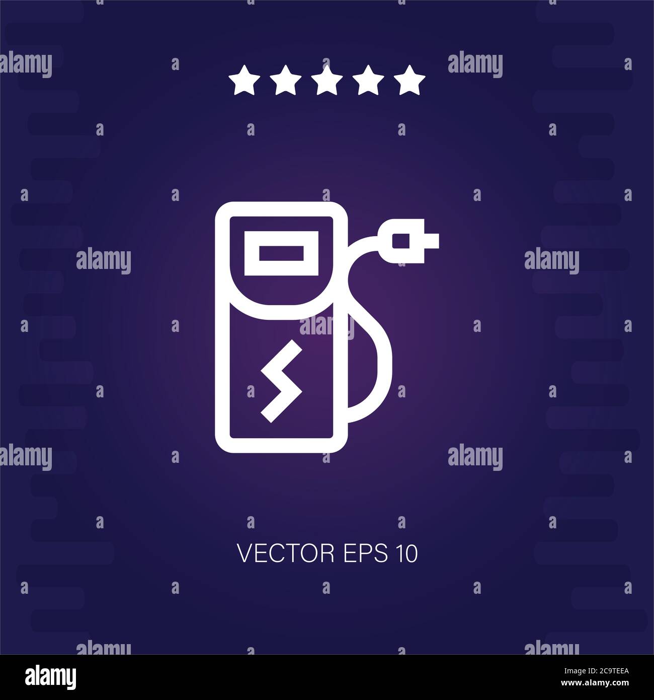 charging station vector icon Stock Vector Image & Art - Alamy
