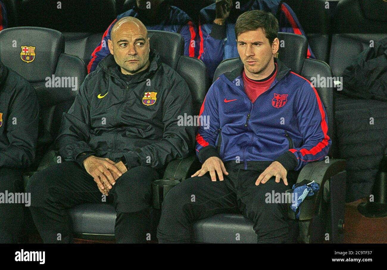 Lionel Messi During the Champion League2012 - 2013,FC Barcelone - Paris ...