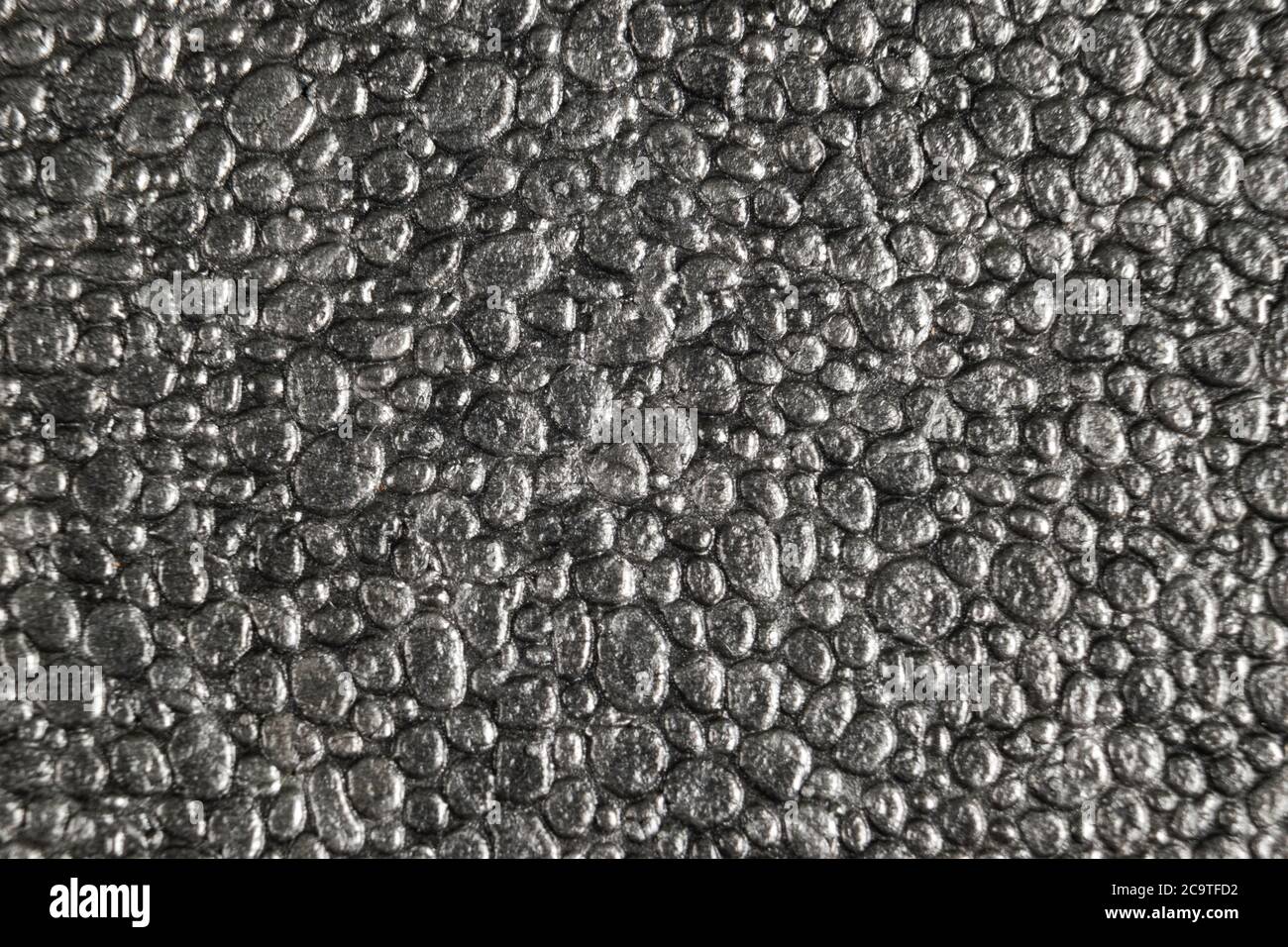 Grey styrofoam background texture closeup. Macro shot texture of grey ...