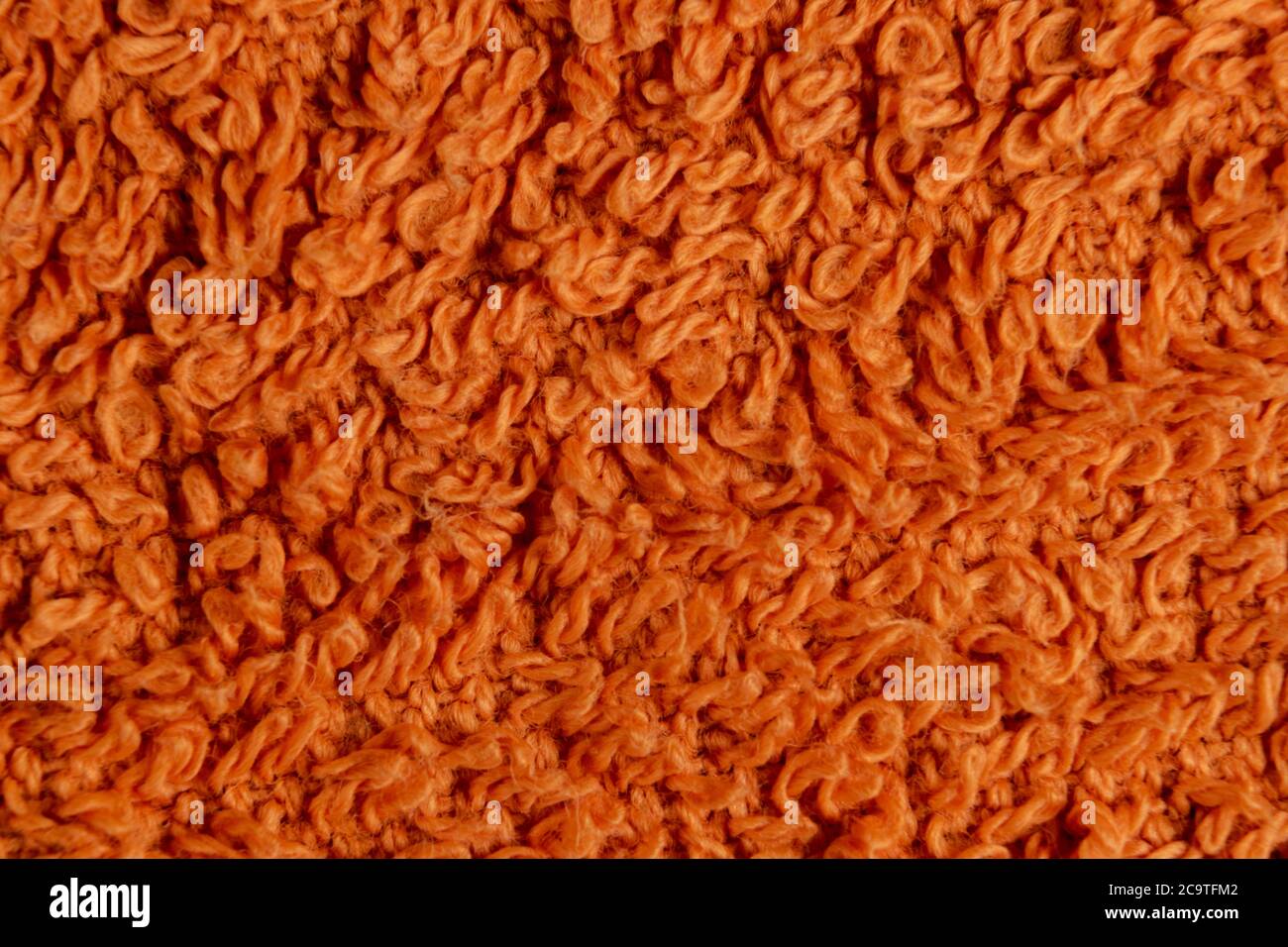 Macro shot red cotton fabric texture. Linen natural canvas texture with ...