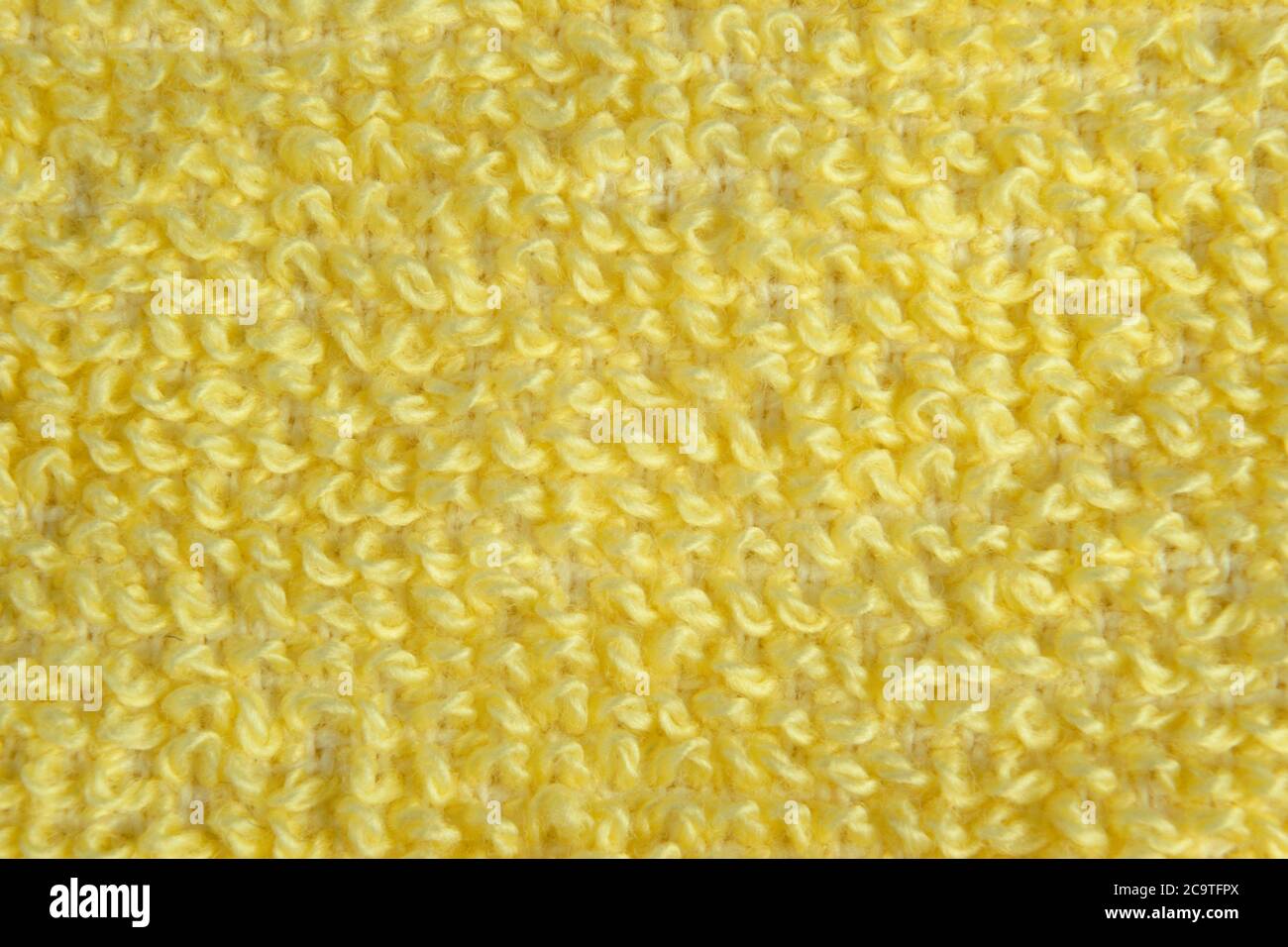 Macro shot yellow cotton fabric texture. Linen natural canvas texture ...