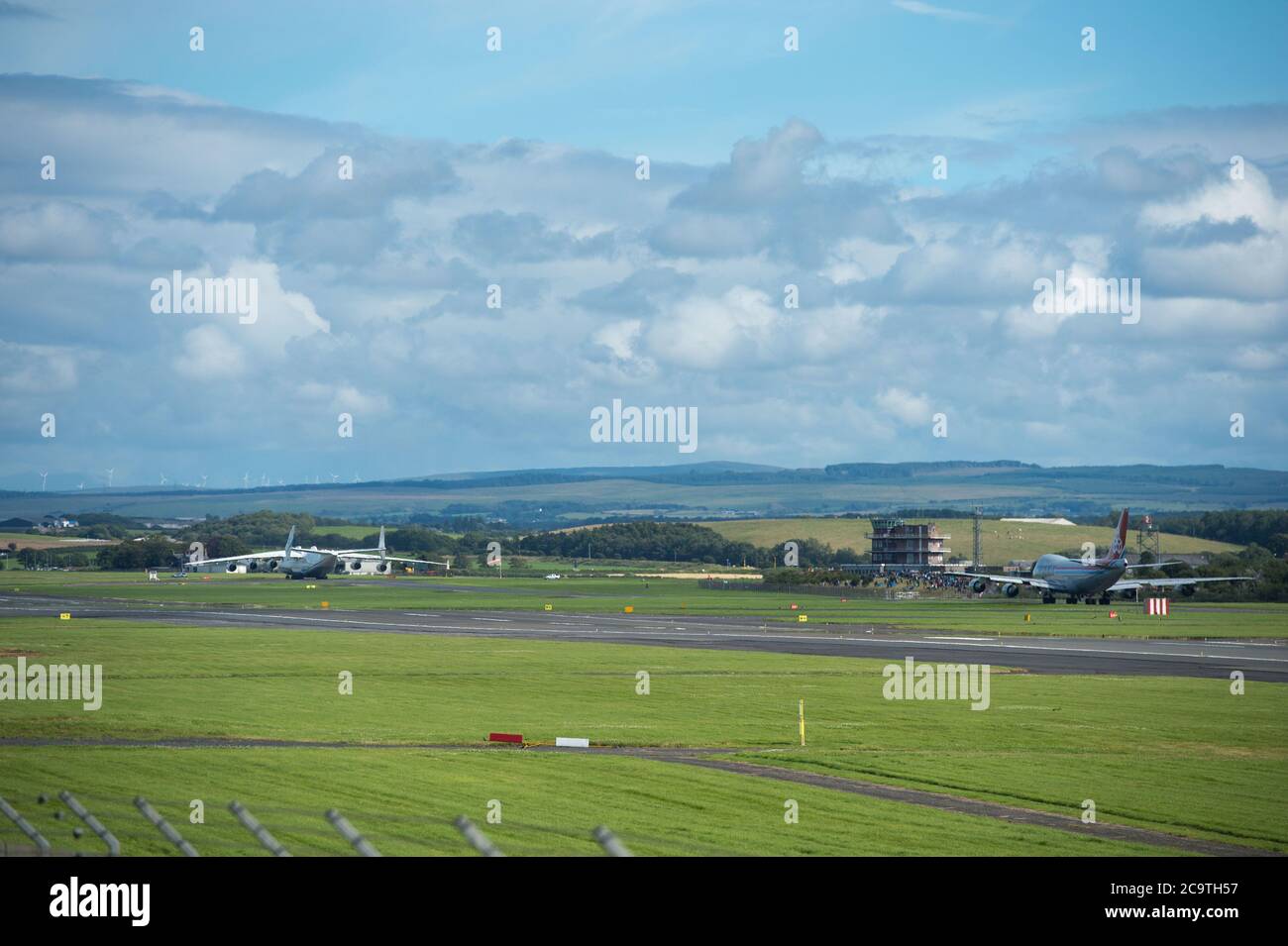 Russian cargo behemoth plane in scotland hi-res stock photography and ...