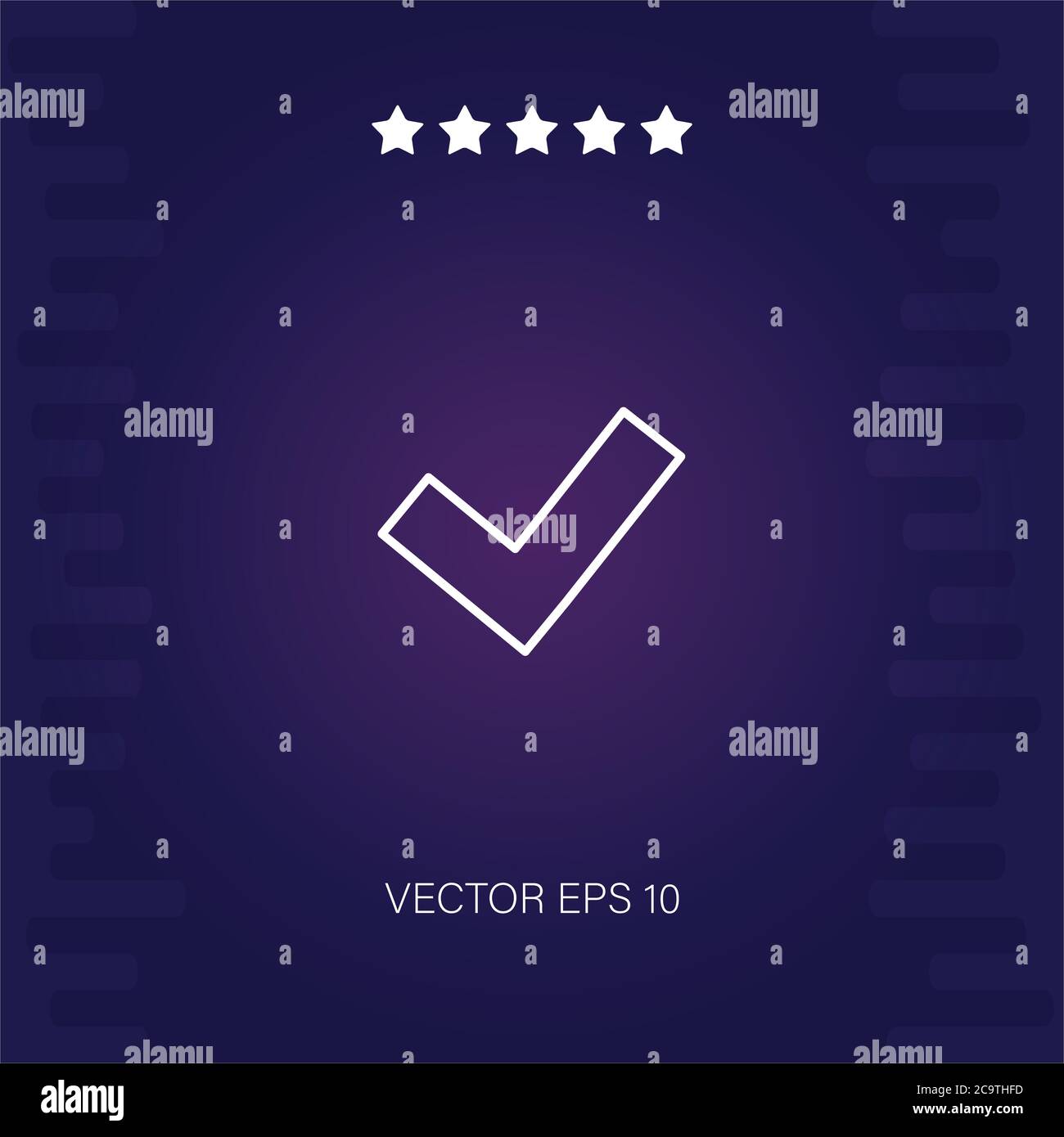 correctmark vector icon Stock Vector Image & Art - Alamy