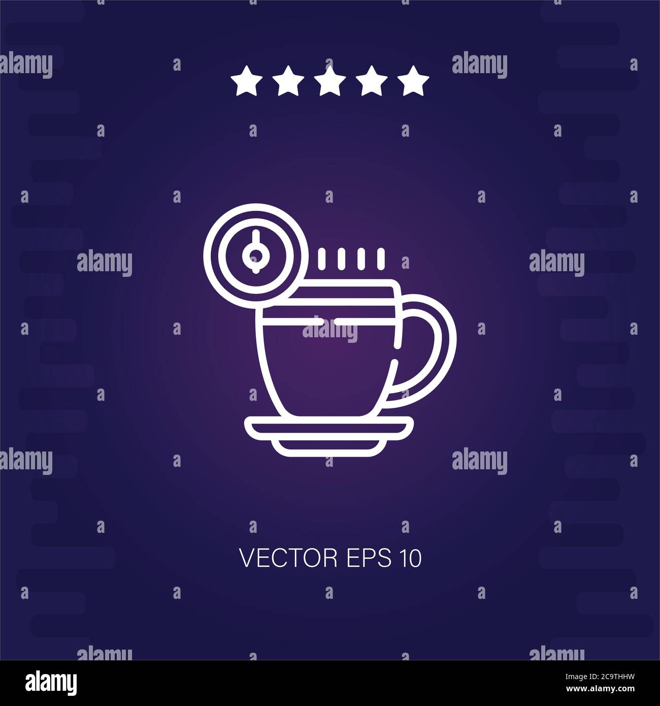 coffee break vector icon Stock Vector Image & Art - Alamy