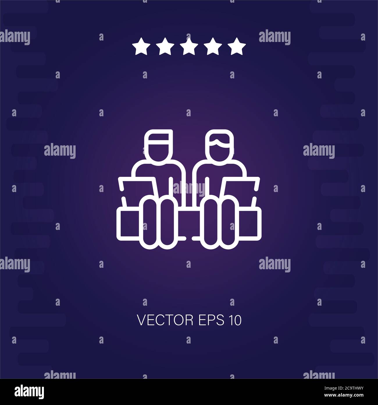 coworkers vector icon Stock Vector Image & Art - Alamy