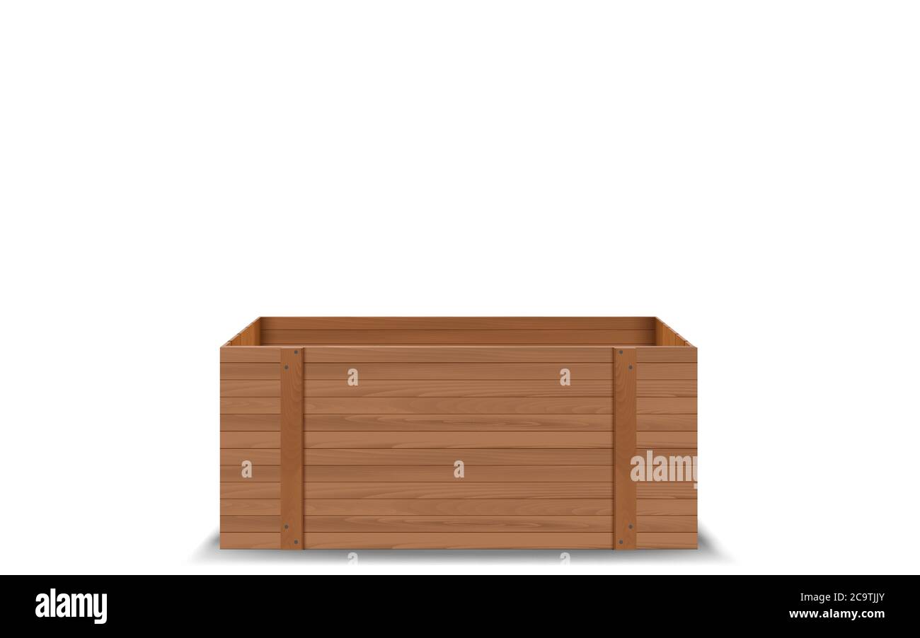 wooden product box on the white background Stock Vector Image & Art - Alamy