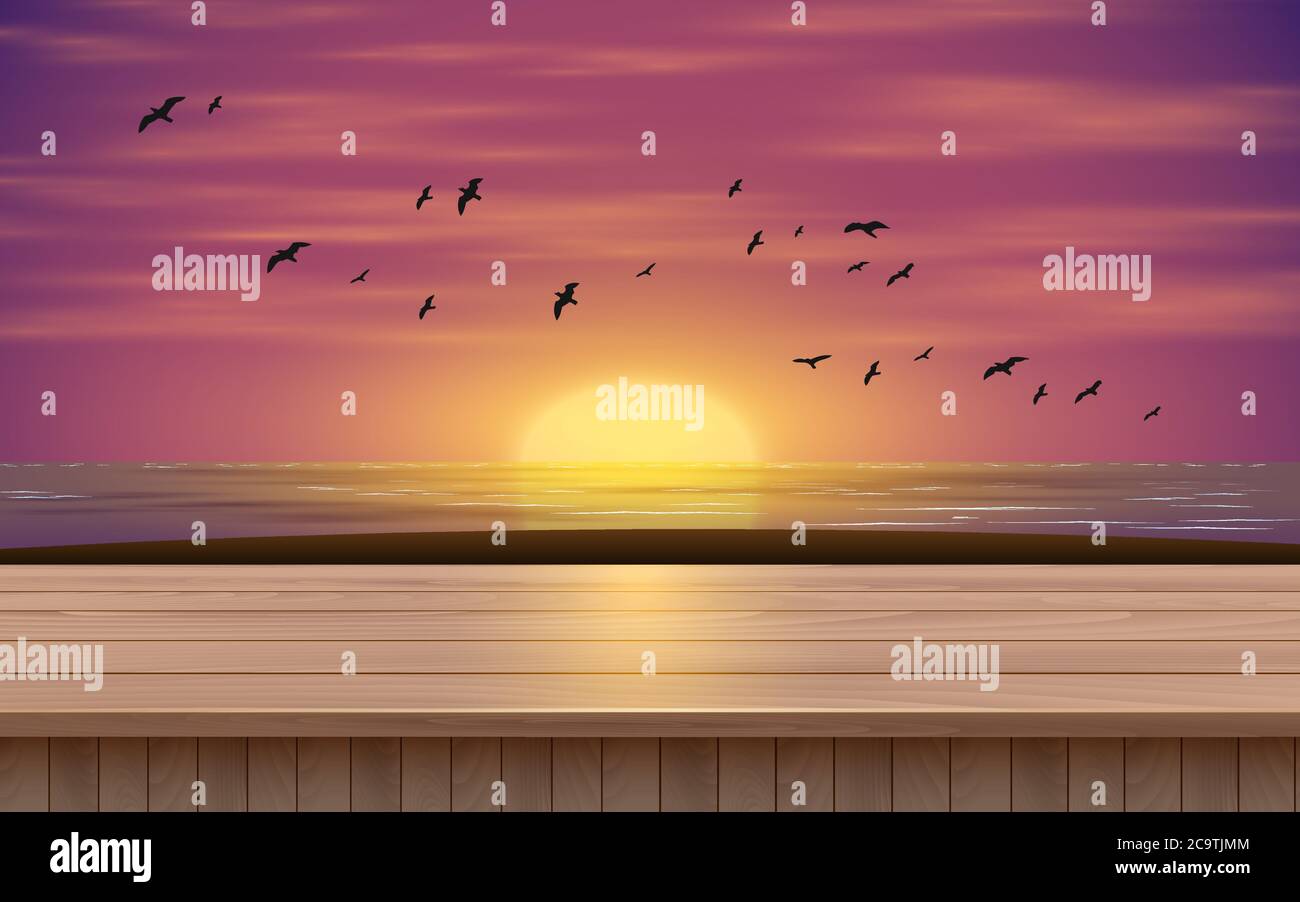 Background morning sunrise in Stock Vector Images - Alamy
