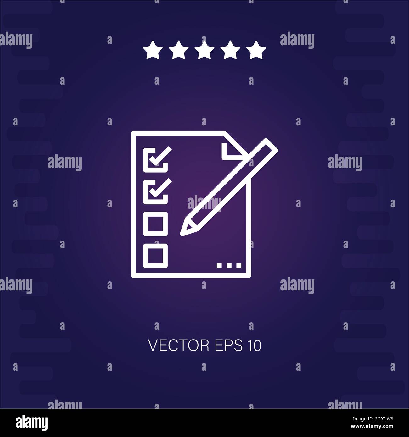checklists vector icon Stock Vector Image & Art - Alamy