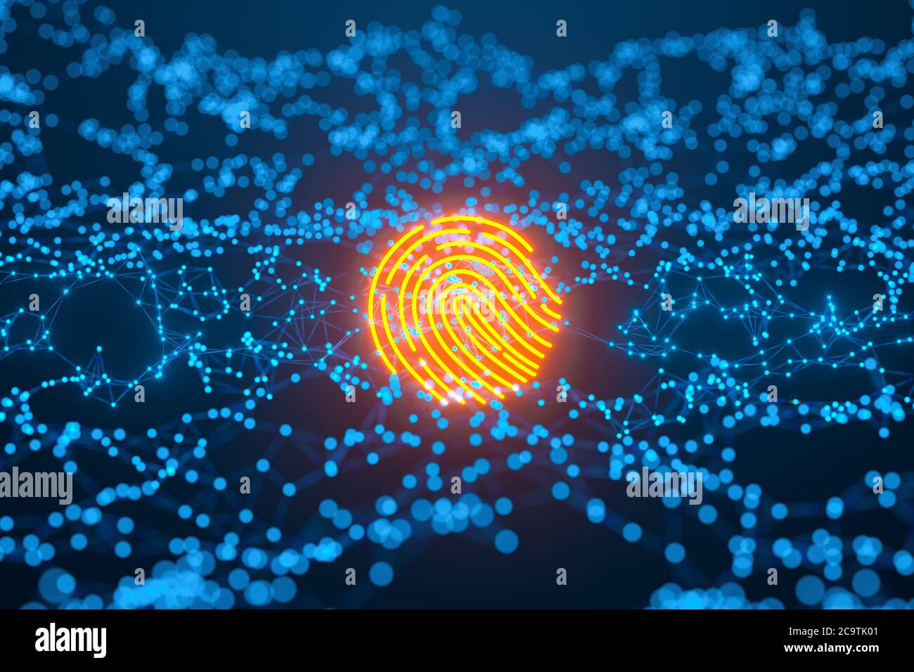 Fingerprint Wallpaper 3d