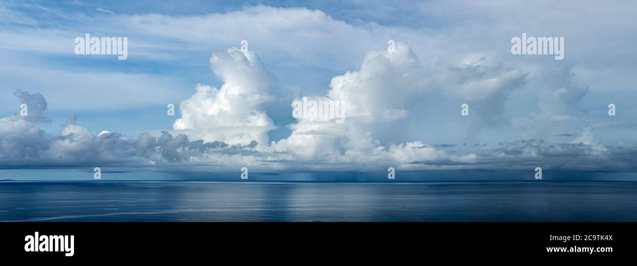 Rain clouds over Hawaii, The Big Island Stock Photo - Alamy