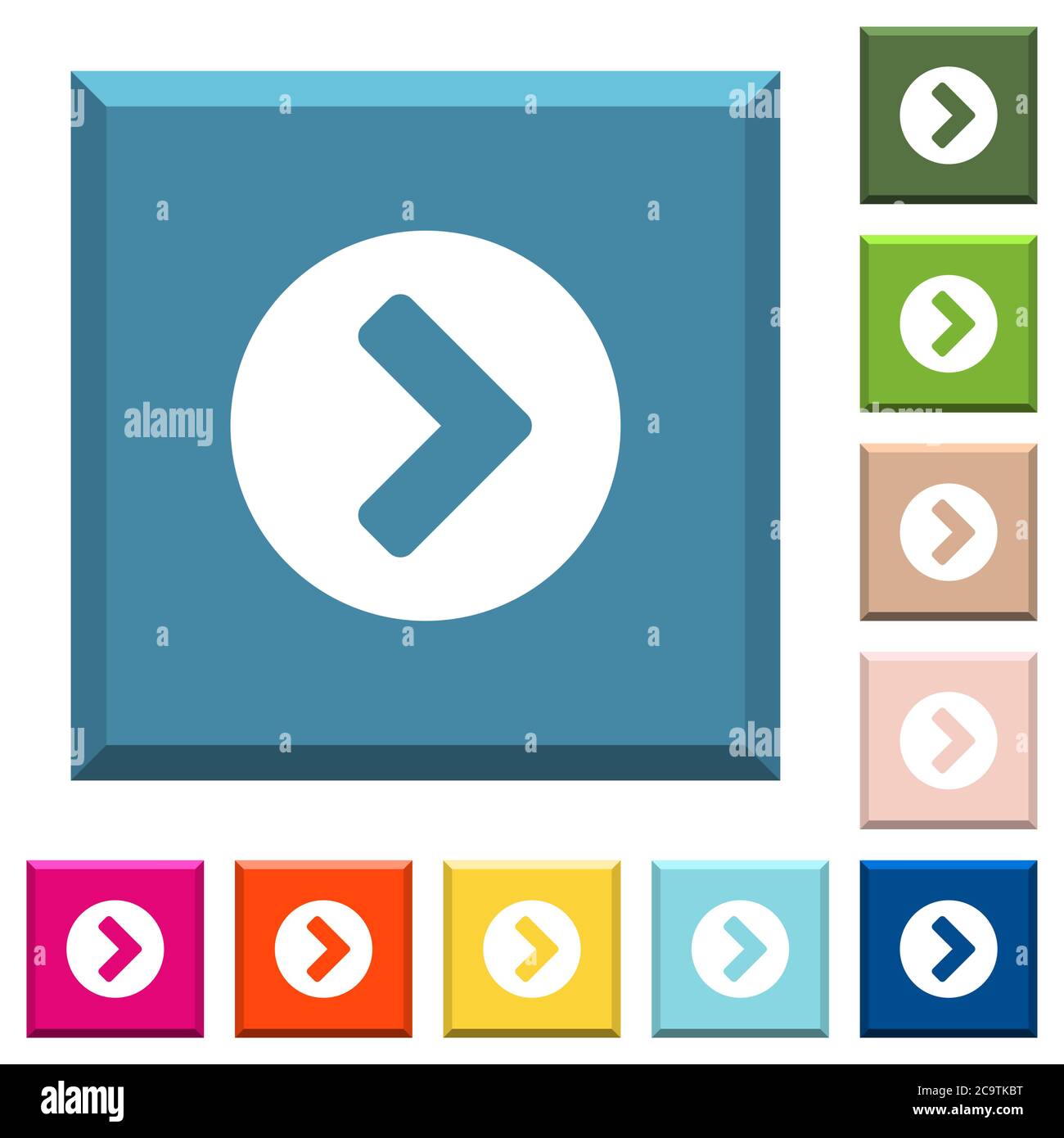 White destination direction chevron Stock Vector Images - Alamy