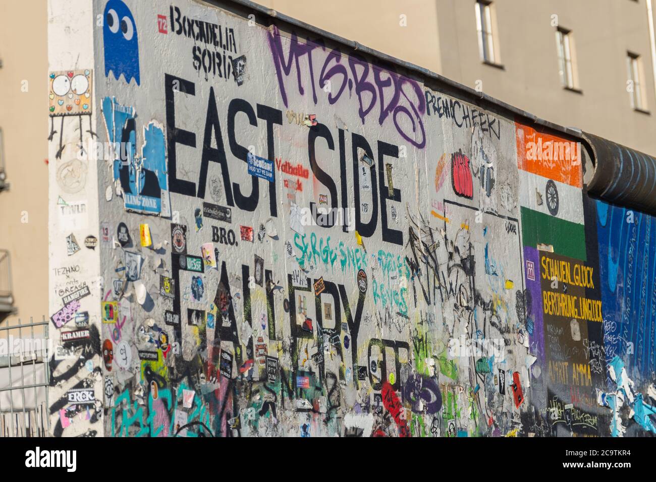 Part of the East Side Gallery in Berlin Stock Photo - Alamy