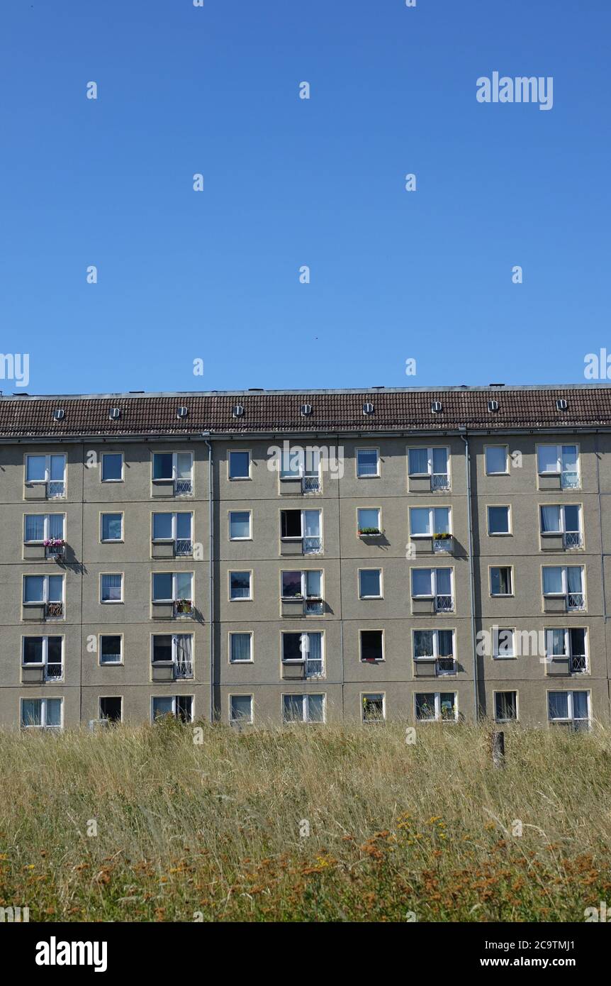 Berlin, Germany. 31st July, 2020. The facade of a prefabricated ...