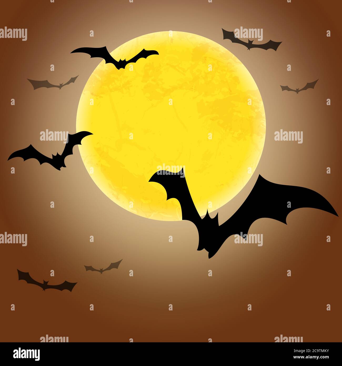 Bats silhouette moon hi-res stock photography and images - Alamy