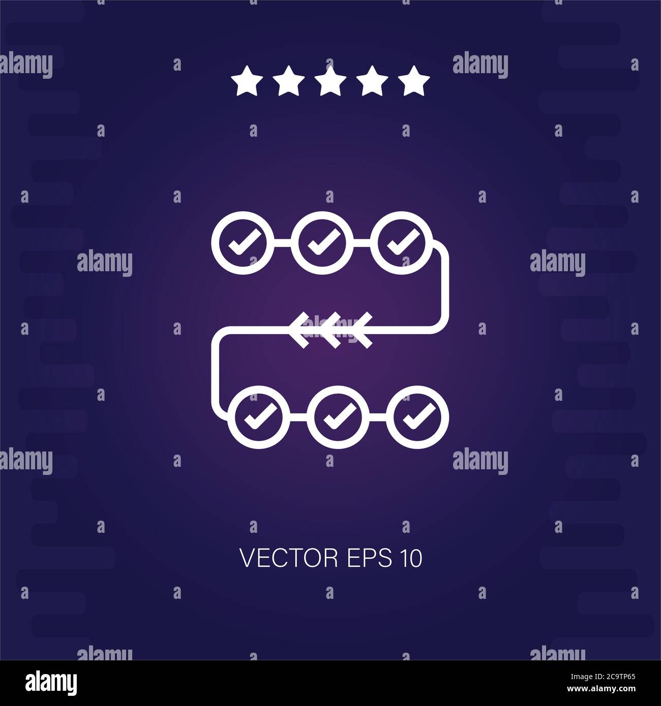 continuous vector icon Stock Vector Image & Art - Alamy