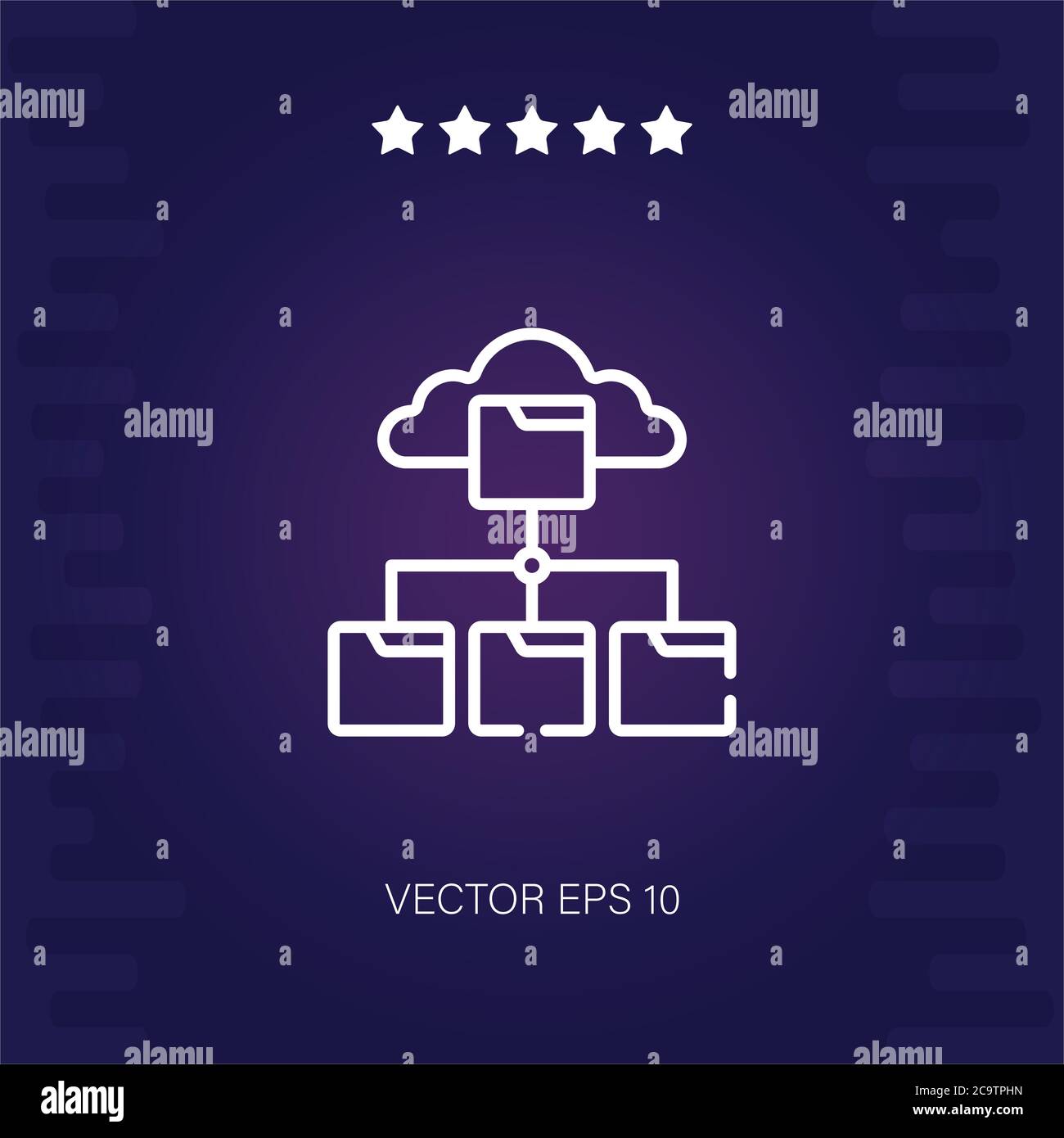 cloud storage vector icon Stock Vector Image & Art - Alamy