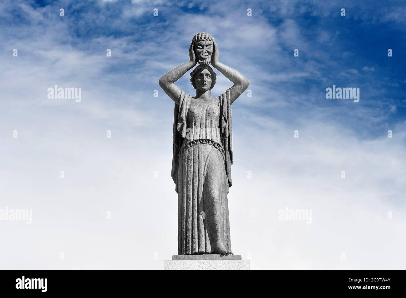 Greek muse of tragedy hi-res stock photography and images - Alamy