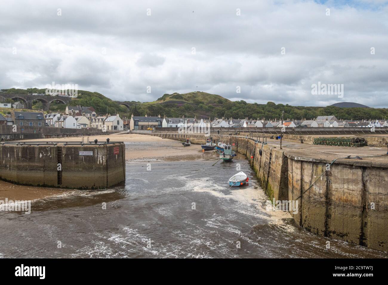 Village and harbour of Cullen, North East Scotland Stock Photo - Alamy