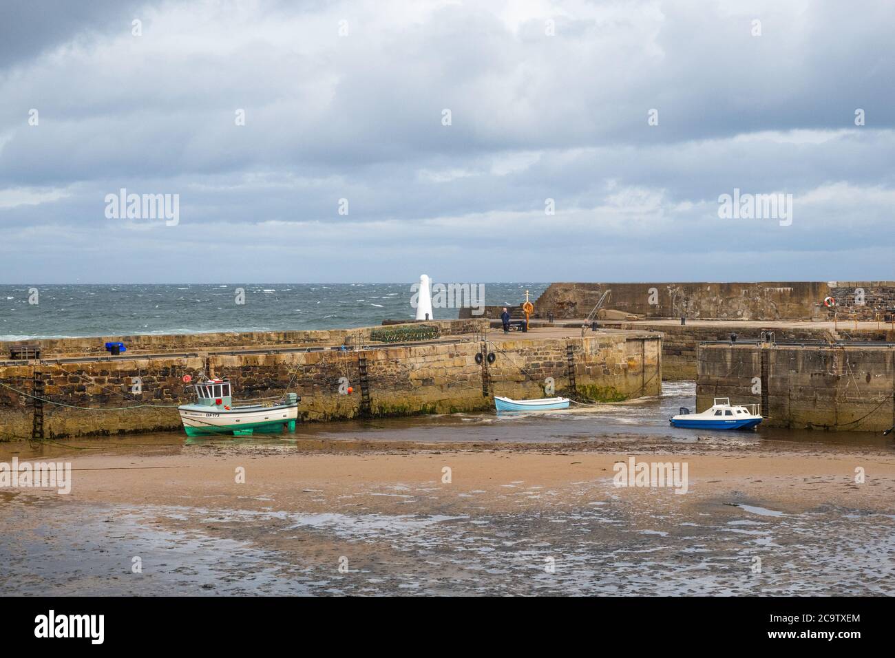 Village and harbour of Cullen, North East Scotland Stock Photo - Alamy