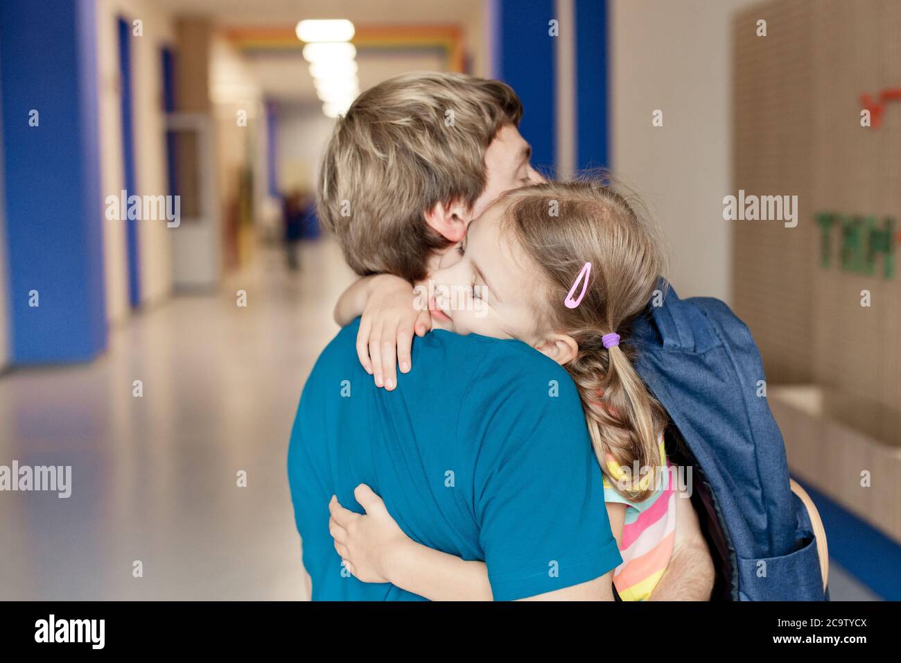 Saying Goodbye At School High Resolution Stock Photography and Images ...