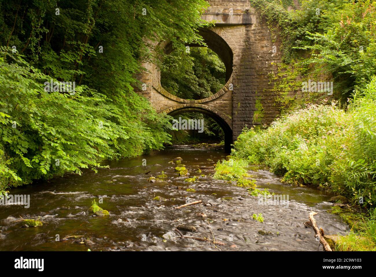 The historical circular arch road bridge built in 1819 by Thomas ...