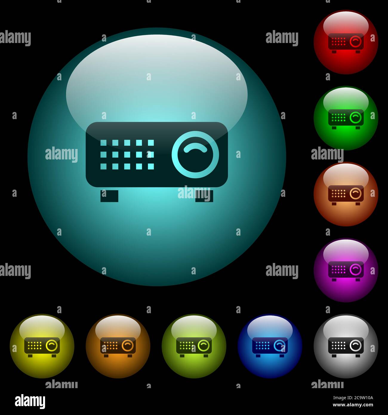 Audiovisual vector vectors hi-res stock photography and images - Alamy