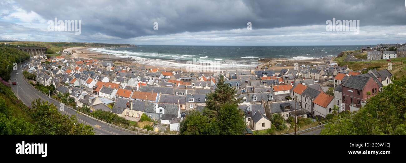 Village and harbour of Cullen, North East Scotland Stock Photo - Alamy