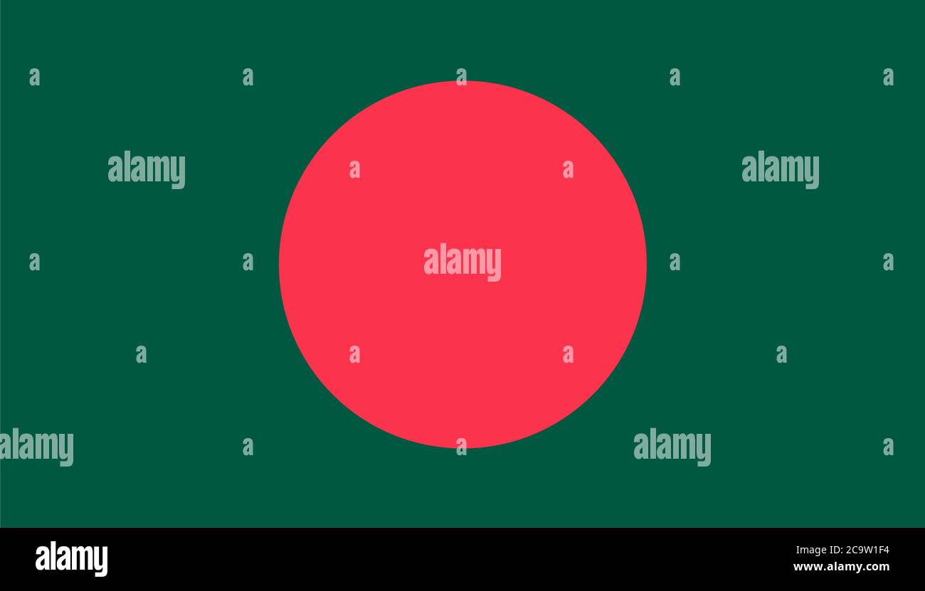 Original Bangladesh flag isolated vector in official colors Stock ...