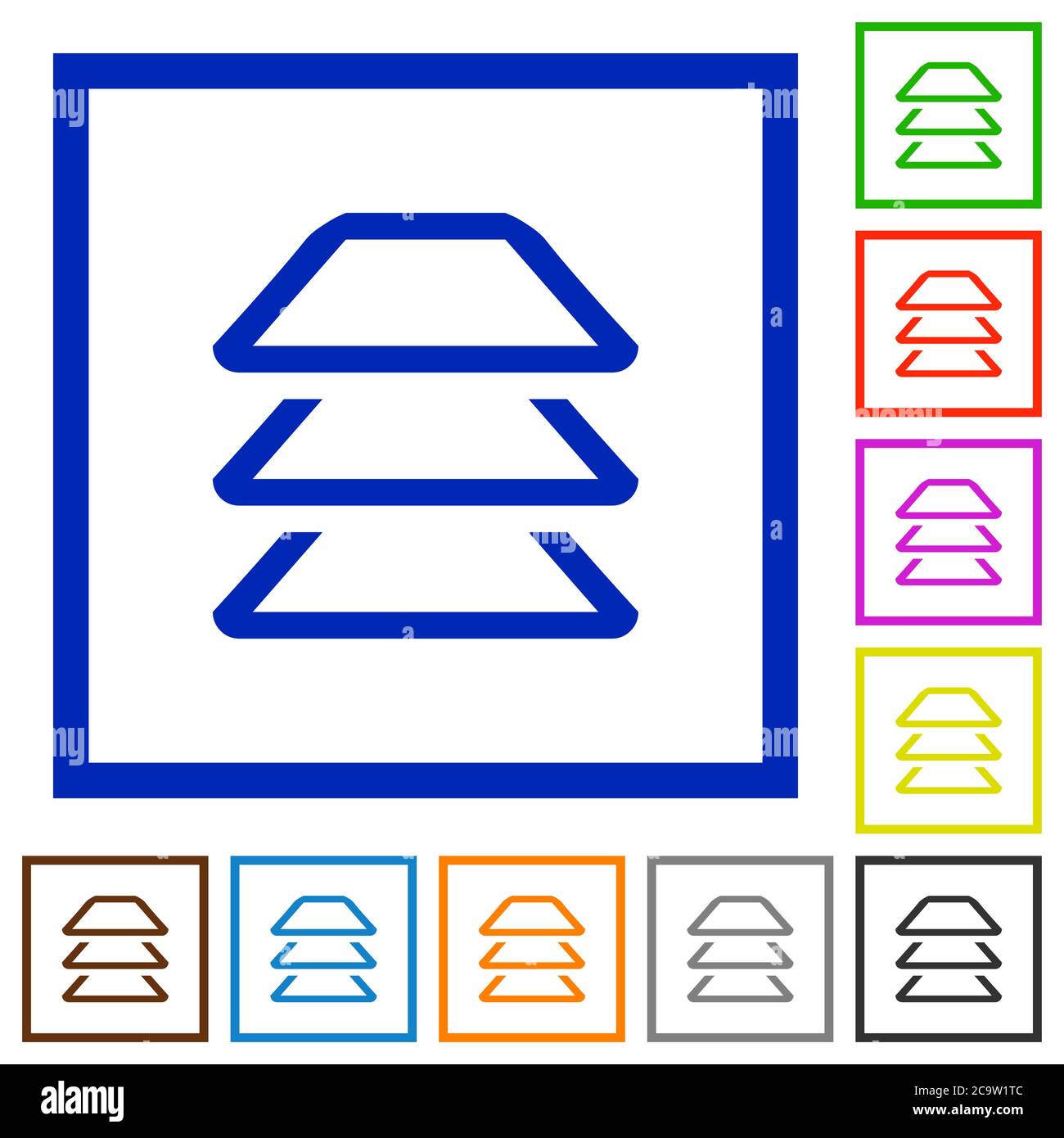 Visual layers Stock Vector Images - Alamy