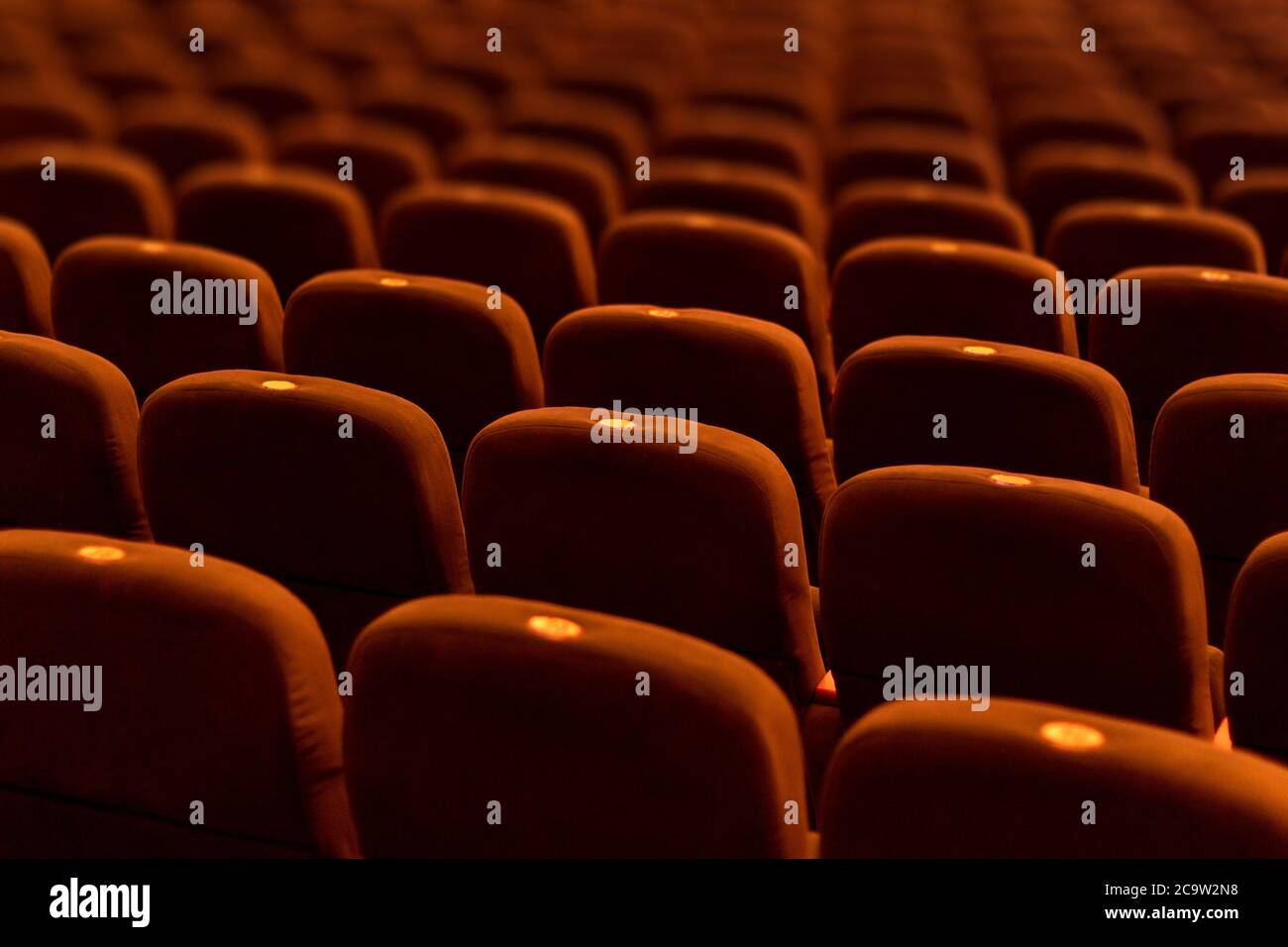 Theater chairs numbers hi-res stock photography and images - Alamy