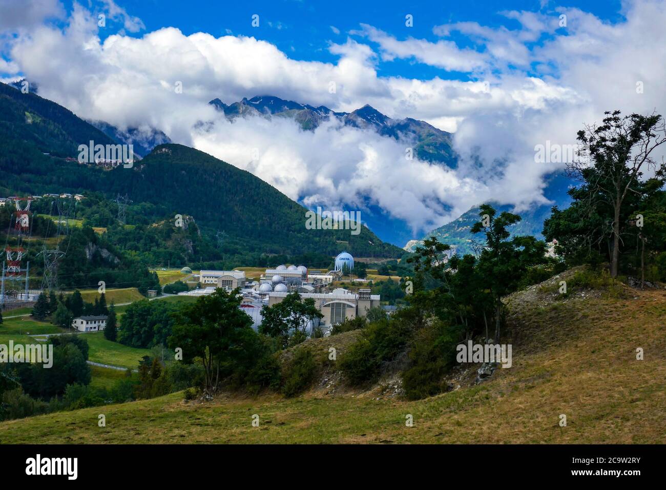 ONERA French aeronautical research centre, wind tunnels, at Avrieux ...
