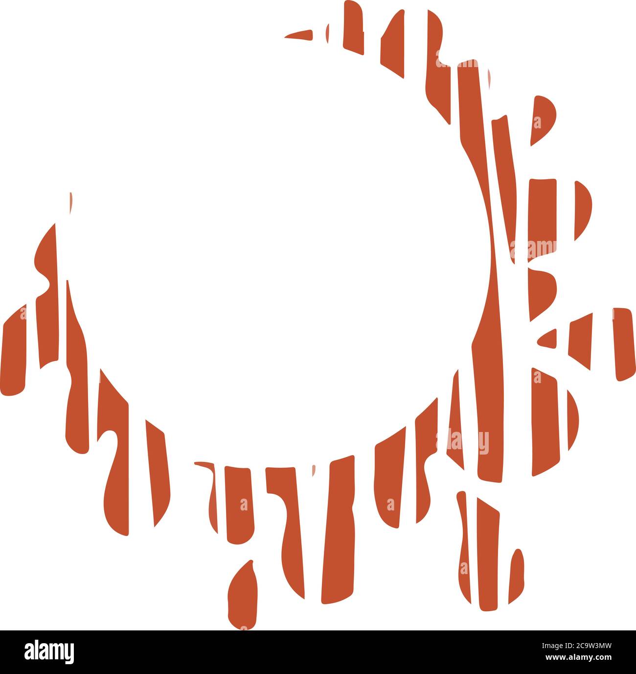 Cartoon Illustrations of Coffee Cup Ring Stain Vector Stock Vector ...