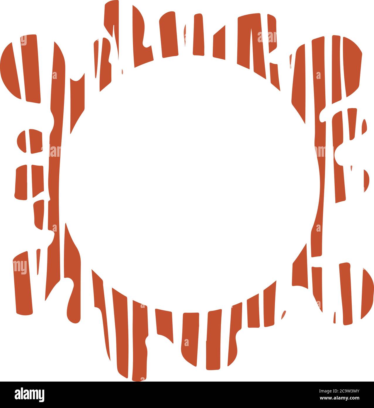 Cartoon Illustrations of Coffee Cup Ring Stain Vector Stock Vector ...