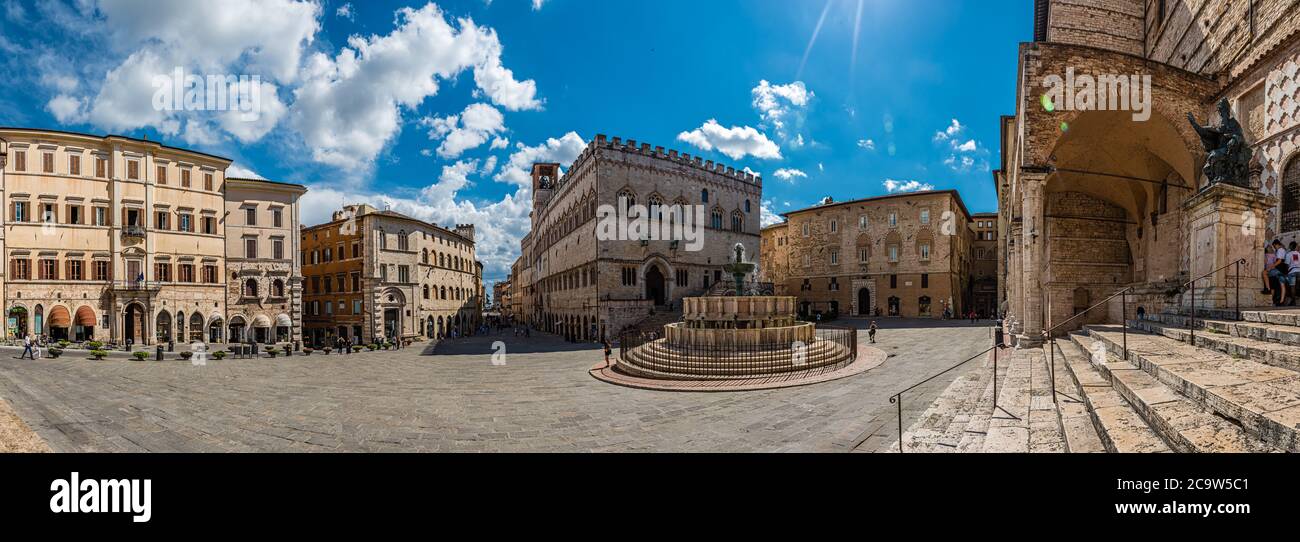 The historic center of Perugia, a mix of history, art and culture ...