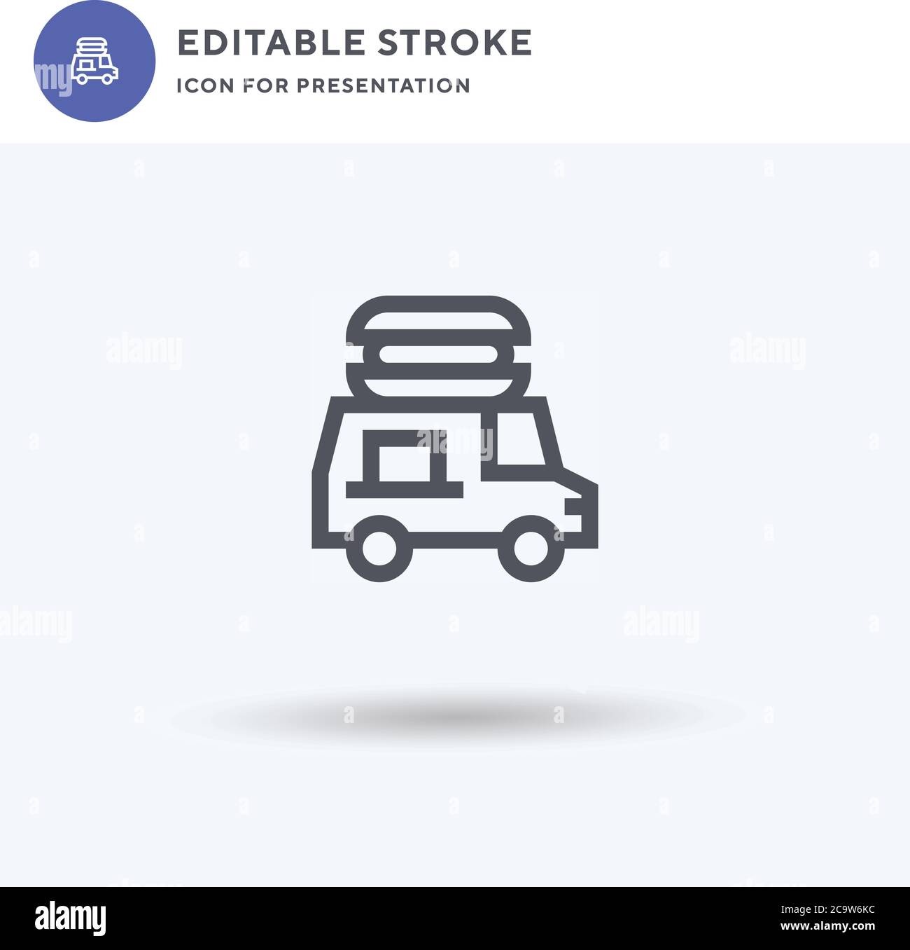 Lunch icon vector, filled flat sign, solid pictogram isolated on white ...