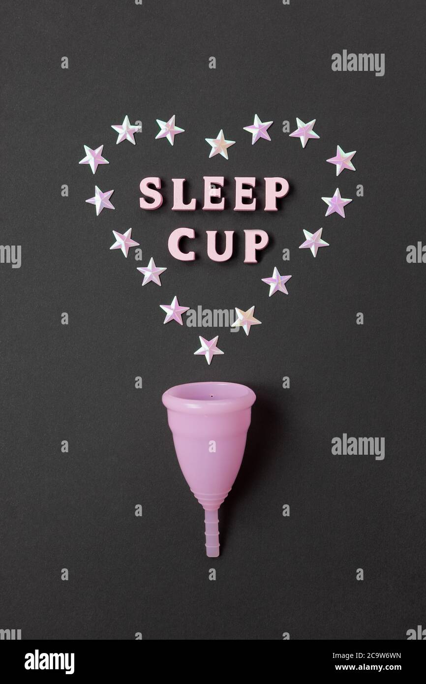 Menstrual cup black background hi-res stock photography and images - Alamy