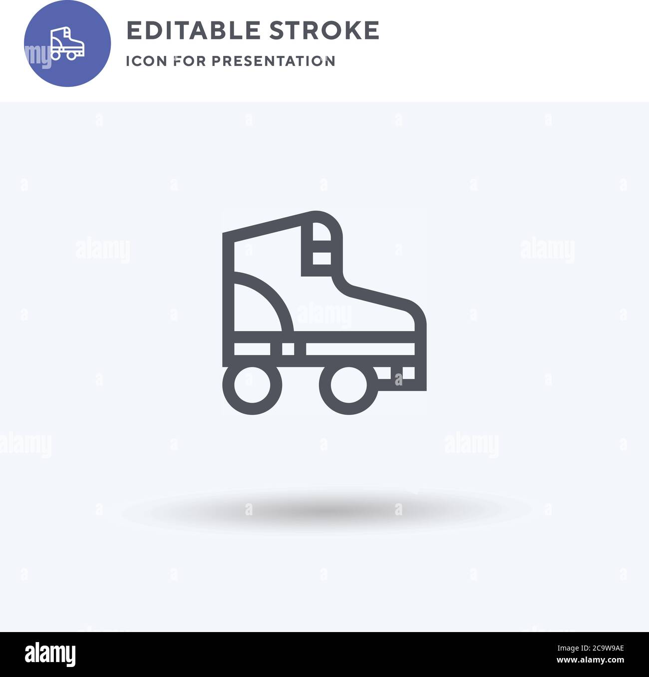 Roller icon vector, filled flat sign, solid pictogram isolated on white ...