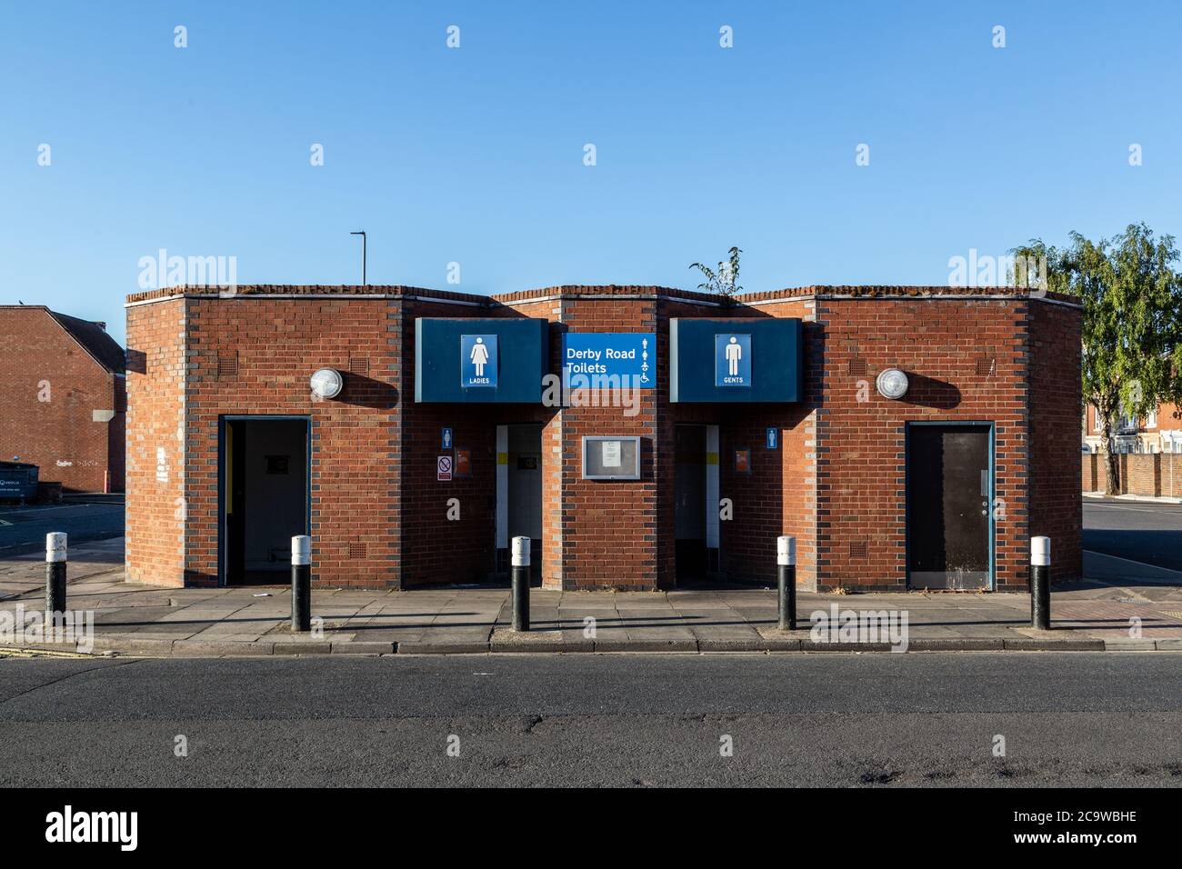 Public restroom doors hi-res stock photography and images - Alamy