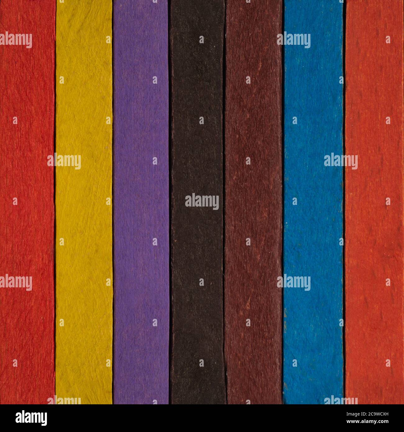 Colorful wooden planks. Multicolor wood background. Square Stock Photo ...