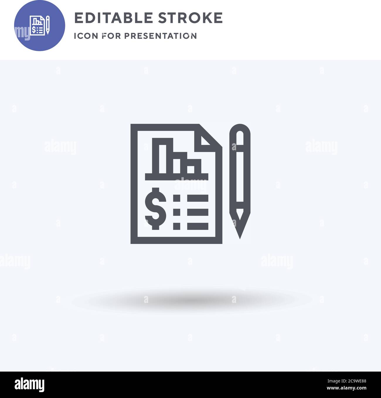 Income icon vector, filled flat sign, solid pictogram isolated on white ...
