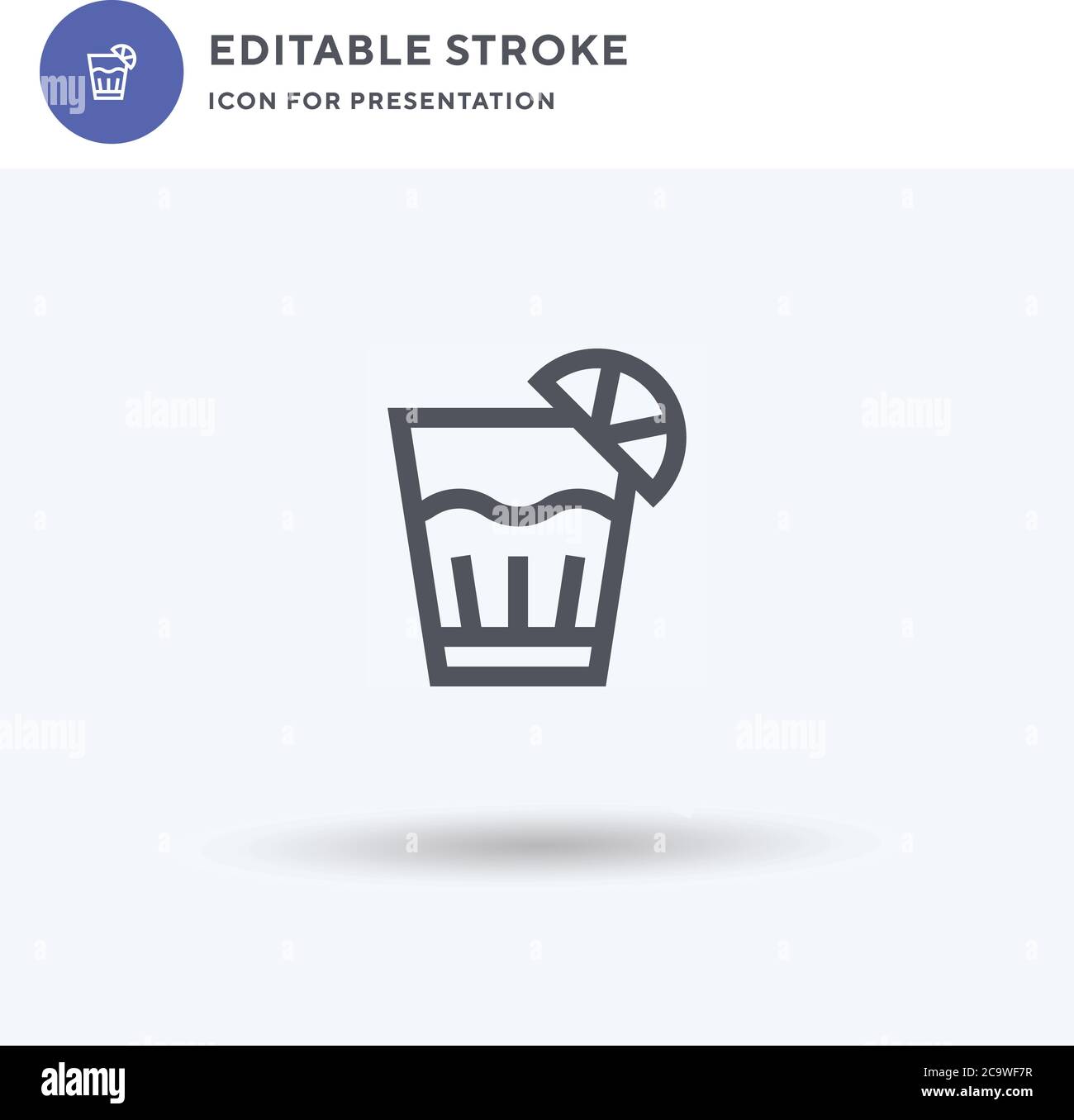 Mezcal icon vector, filled flat sign, solid pictogram isolated on white ...