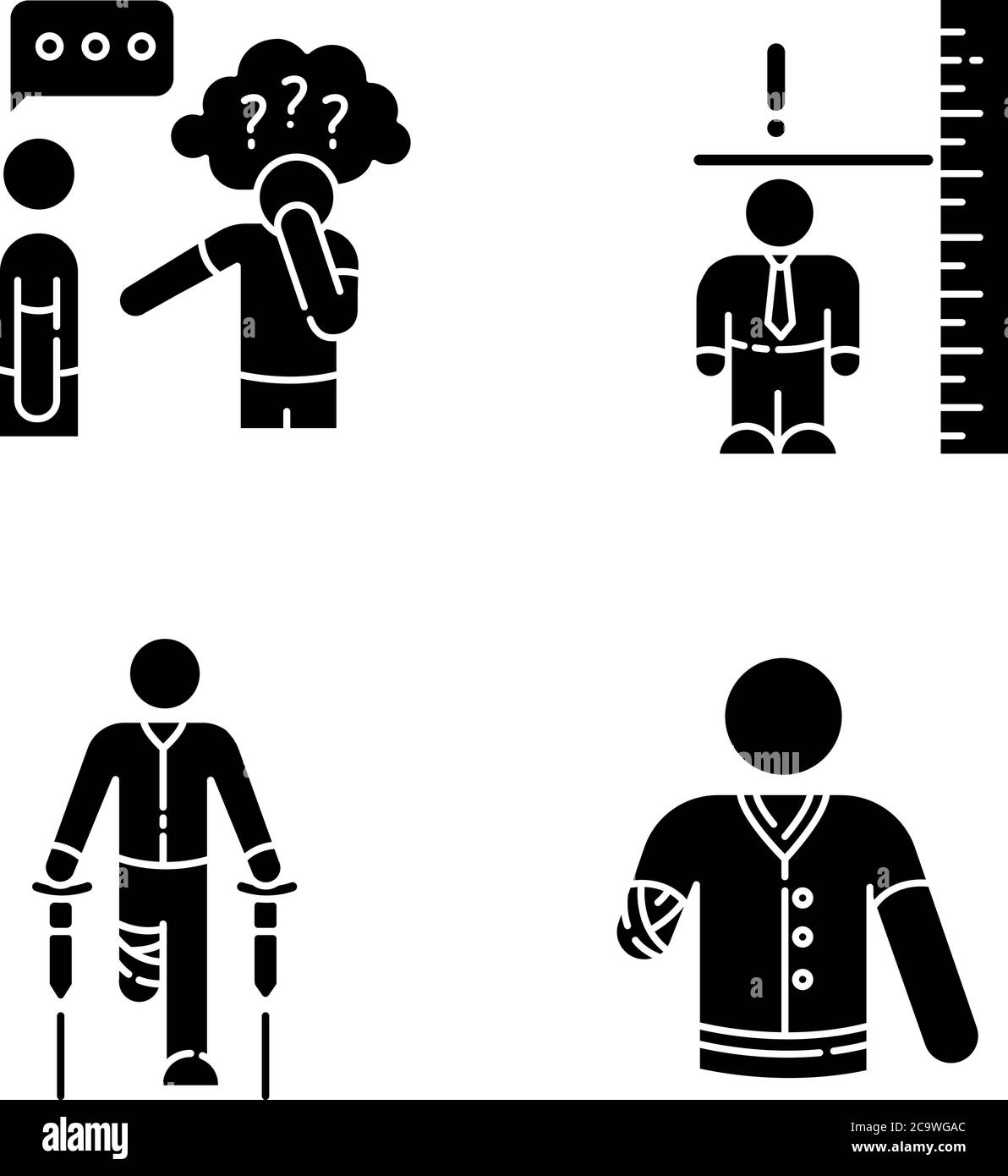 Chronic impairment Stock Vector Images - Alamy