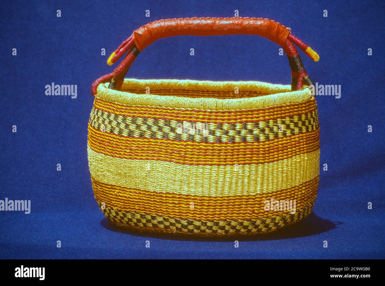 Bolgatanga, Ghana. A Bolga Woven Basket from Bolgatanga Stock Photo - Alamy