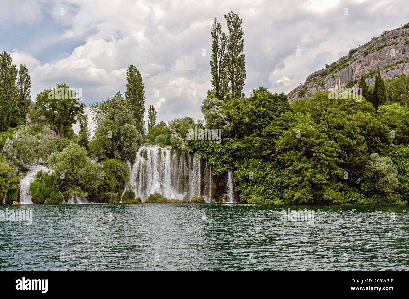 Roski slap Waterfall in Krka National Park,Croatia Stock Photo - Alamy