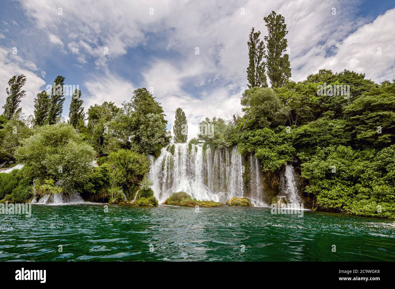 Roski slap Waterfall in Krka National Park,Croatia Stock Photo - Alamy