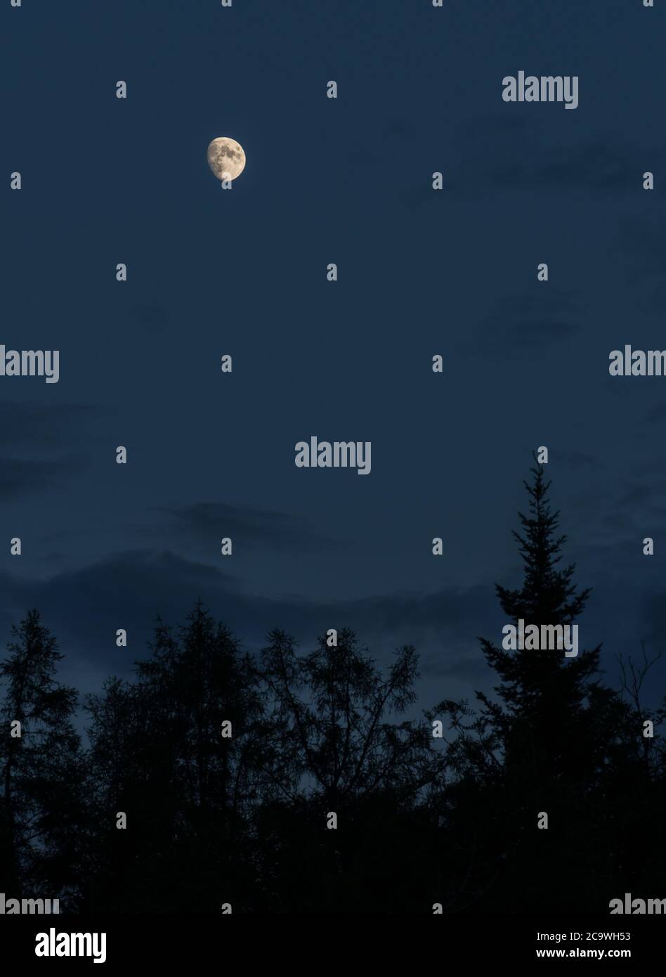 Moonlight sky hi-res stock photography and images - Alamy