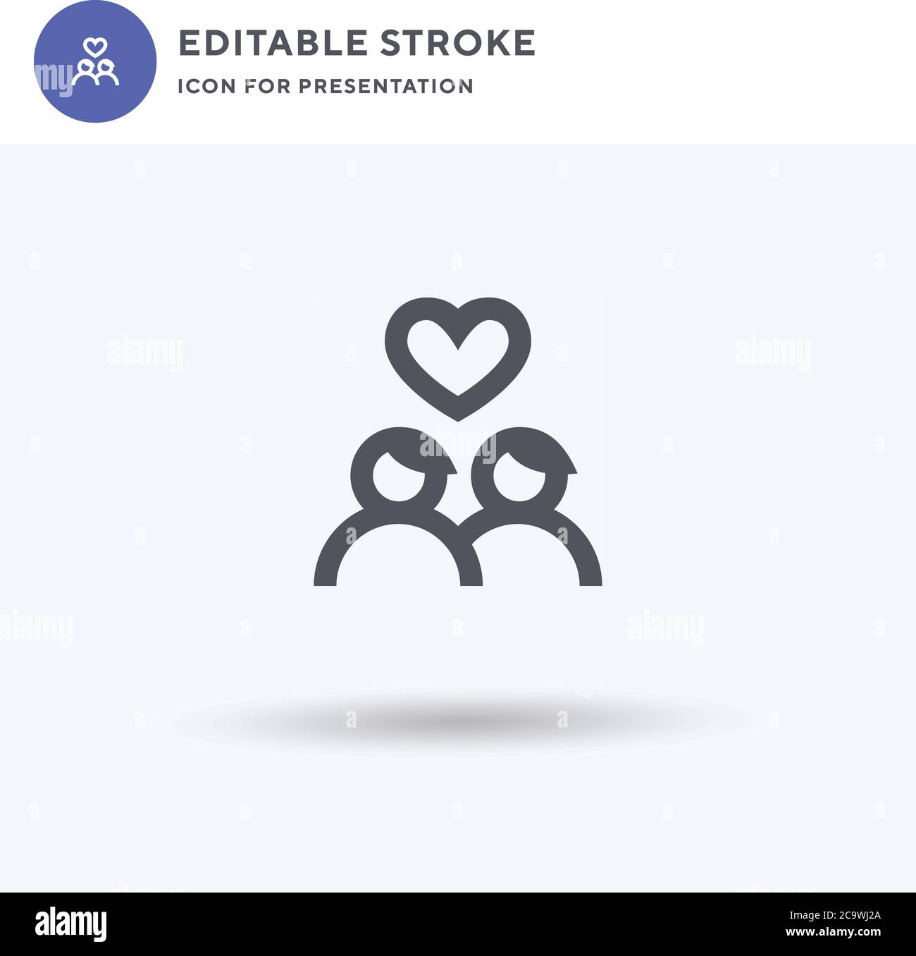 Men icon vector, filled flat sign, solid pictogram isolated on white ...