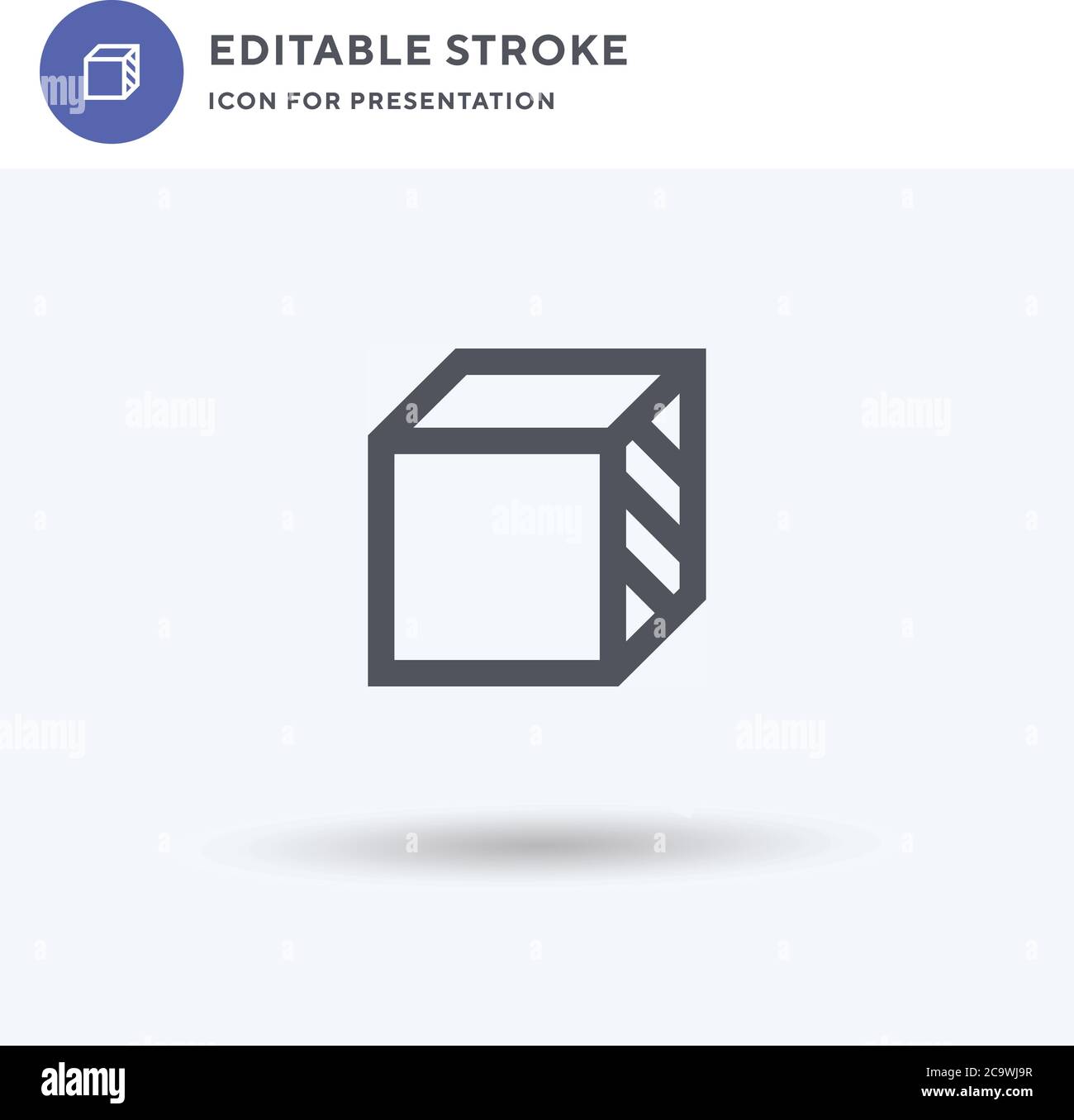 Side View icon vector, filled flat sign, solid pictogram isolated on ...